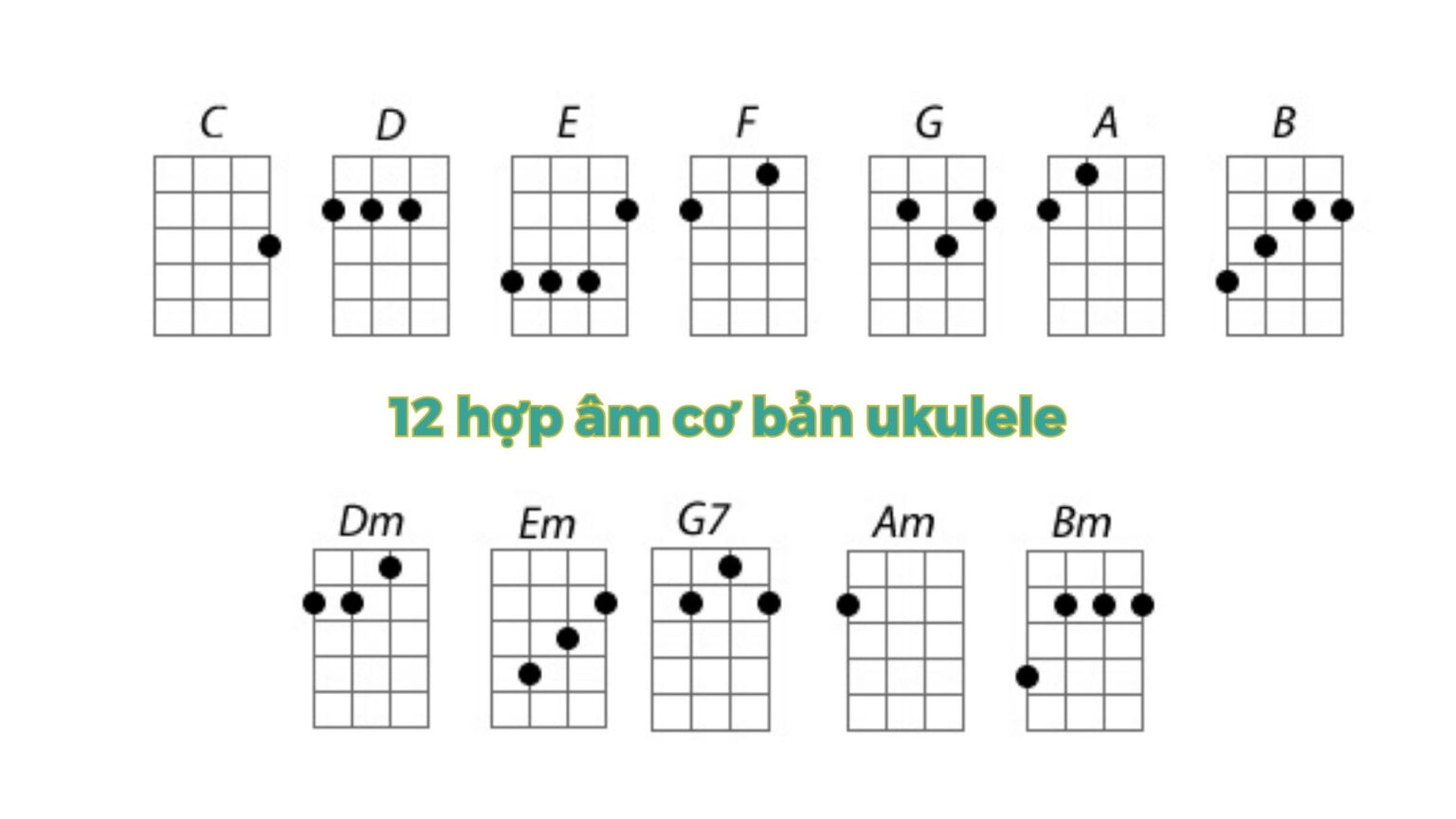 Hợp Âm Ukulele - Bí Quyết Chinh Phục