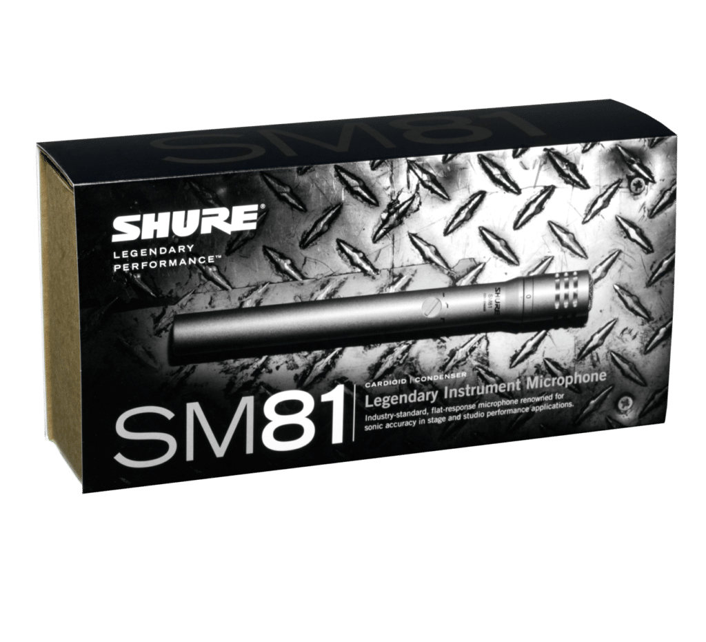 Shure SM81 Micro Thu Âm Nhạc Cụ